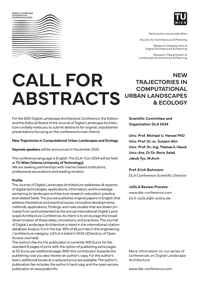 Call for Paper | DLA Conference